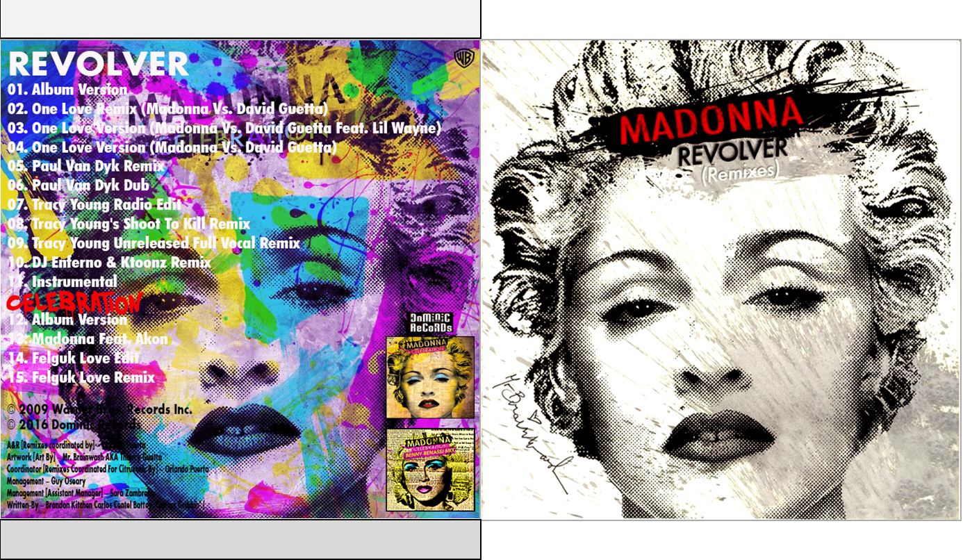 MA MADONNATHEQUE: MADONNA - Revolver - CDISNGLE - 2009 - 2016