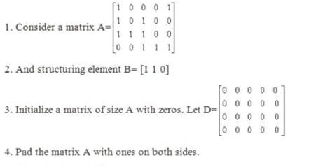 Image Erosion without using MATLAB function 'imerode' | IMAGE PROCESSING