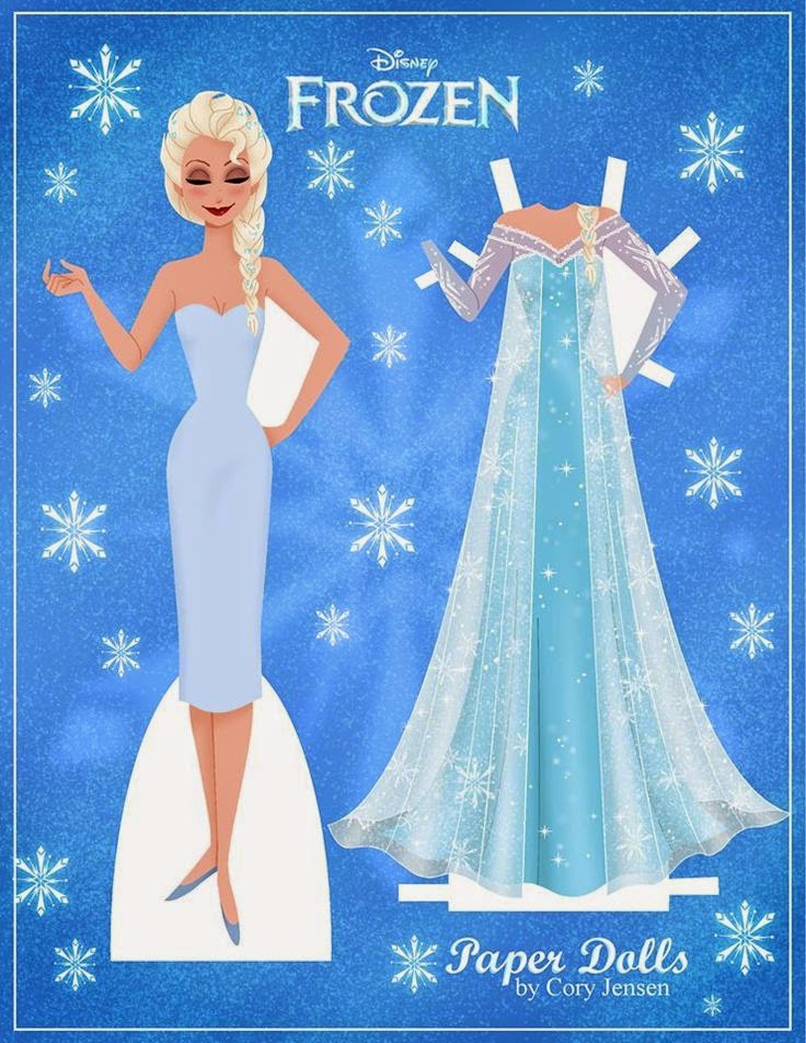 Las Recortables de Veva e Isabel: Frozen Elsa y Anna