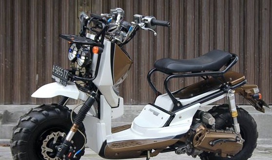 Gambar Honda scoopy grastrack | Modifikasi Motor Trail