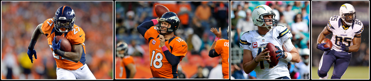 Planet GTM: Chargers vs Broncos Playoff Banner 2014. GTM Sports Banners.