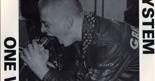 OLD, WEAK BUT ALWAYS A WANKER - THE PUNK YEARS: ONE WAY SYSTEM - No ...