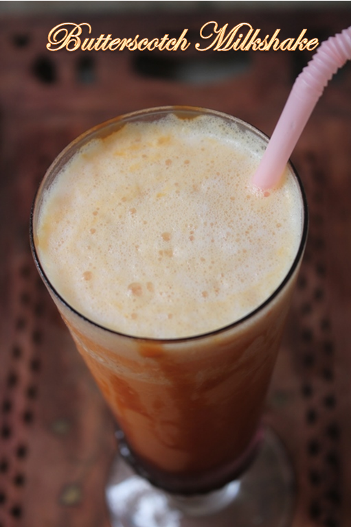 Butterscotch Milkshake Recipe
