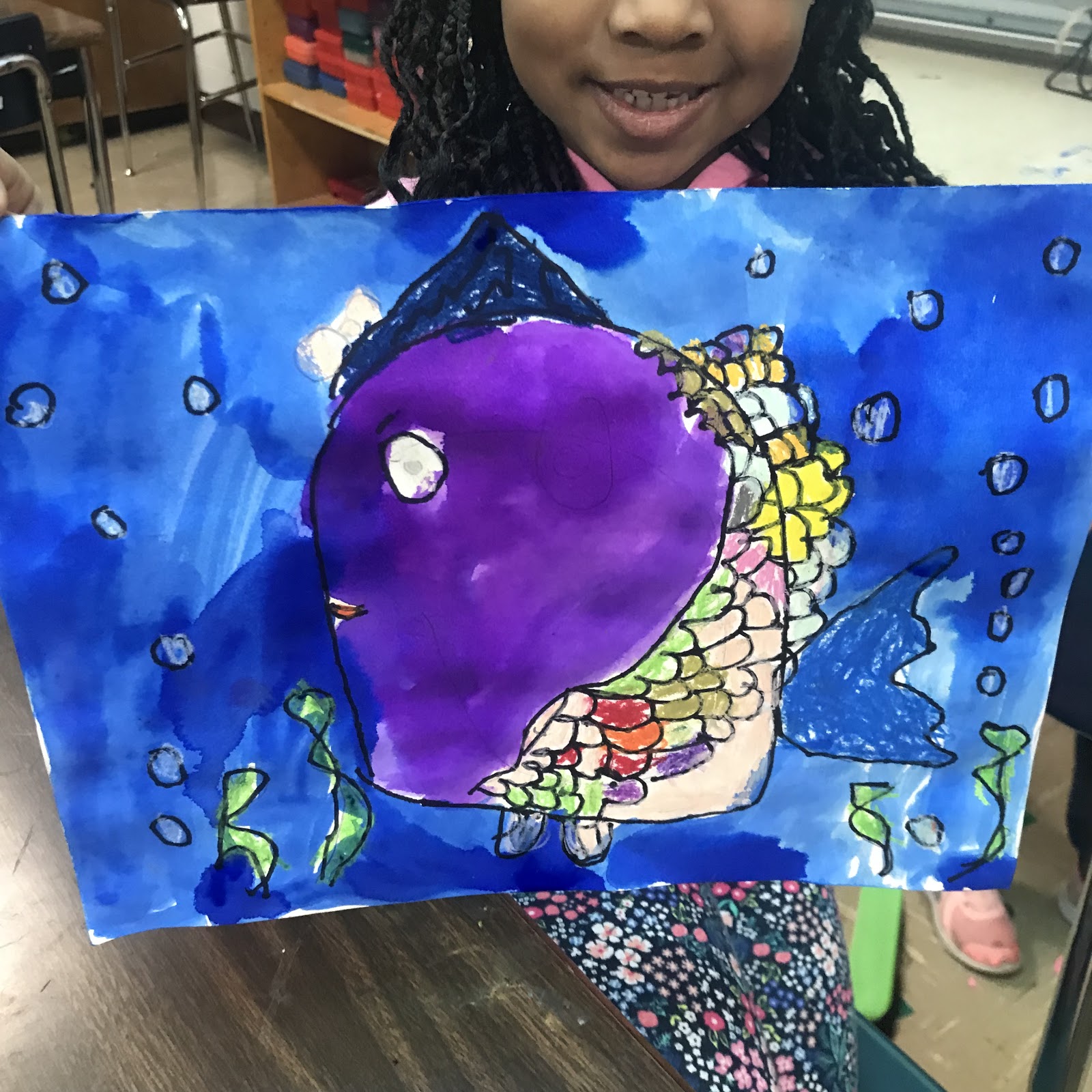 Elements of the Art Room: Kindergarten Rainbow Fish
