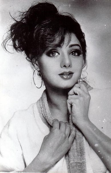 Sridevi: Black and White Portraits of Sridevi