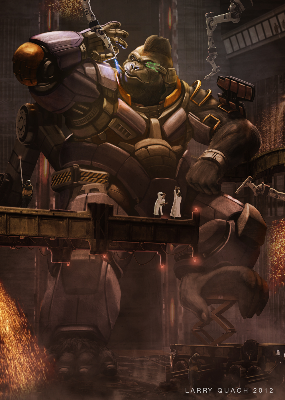 Robo Kong by Larry Quach : r/ImaginaryTechnology