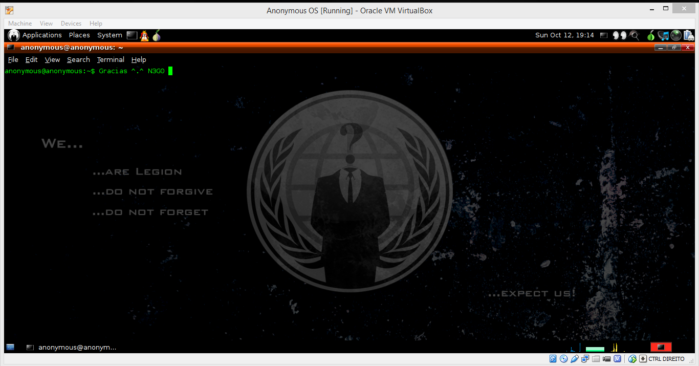 Official Anonymous Operating System OS - Safe-mode: OFF