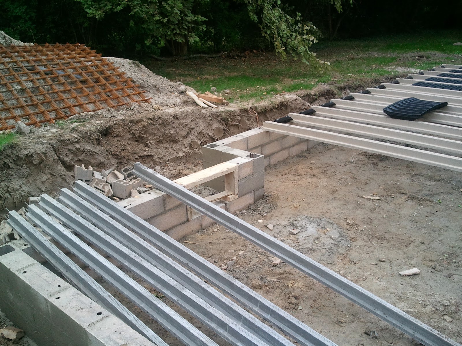 Home'ologie: La maison de Johann : Le vide sanitaire et la dalle