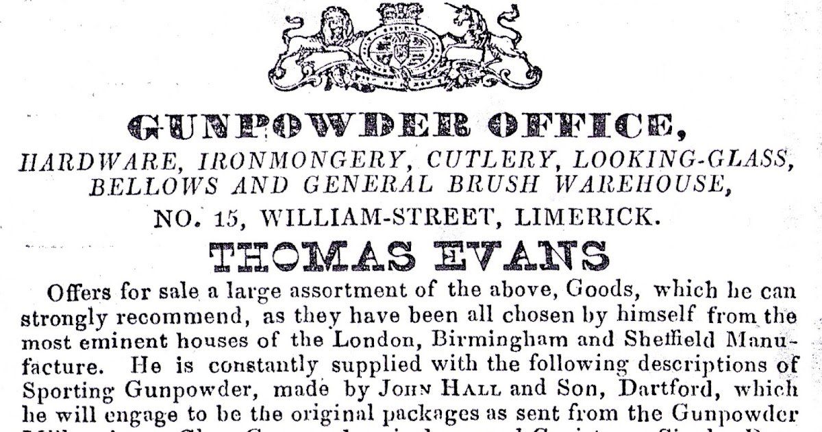 New Website: Thomas Evans. Limerick