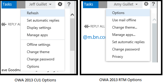 New Features in OWA 2013 RTM CU1 | The EXPTA {blog}