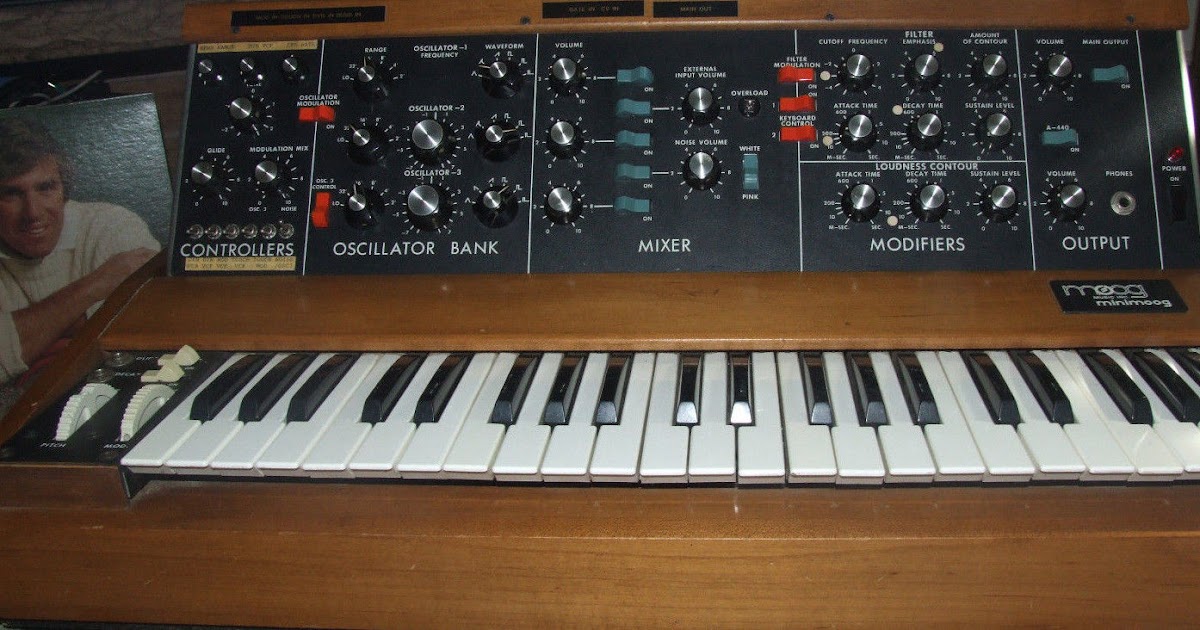 MATRIXSYNTH: Modded Moog Minimoog D w/Roland MPU-101