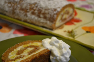 A Taste of Alaska: Carrot Cake Roulade with Pineapple Cream Cheese