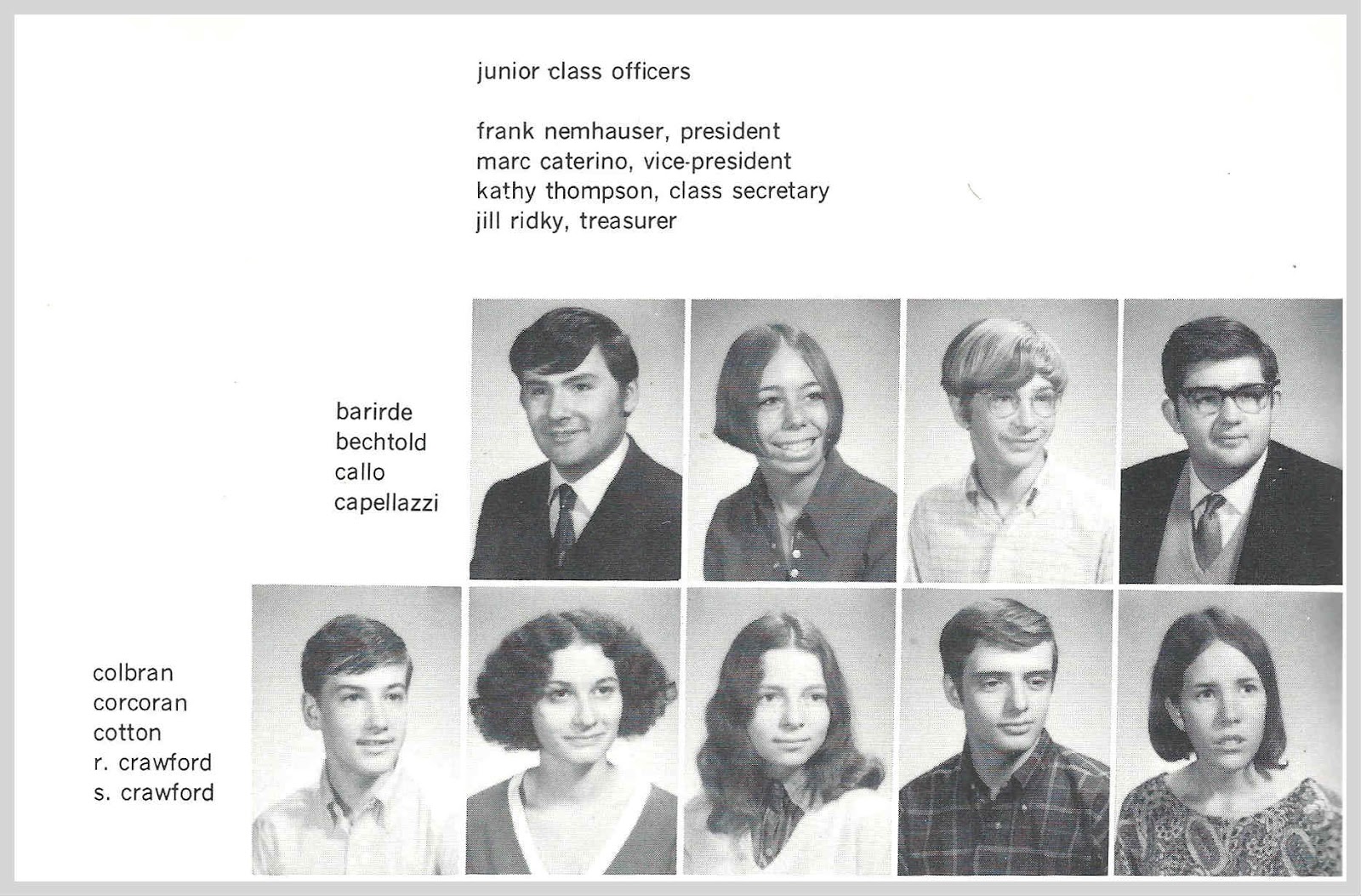 1970s High School Yearbook