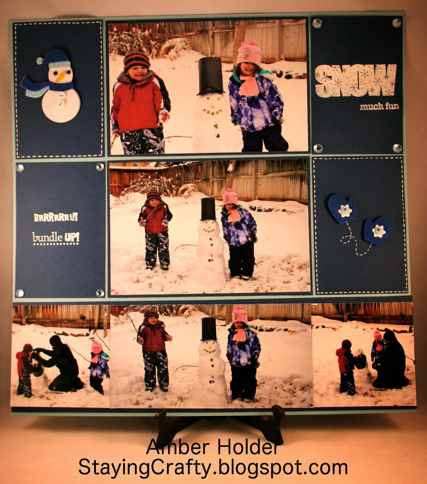 Staying Crafty: Snow Much Fun Layout