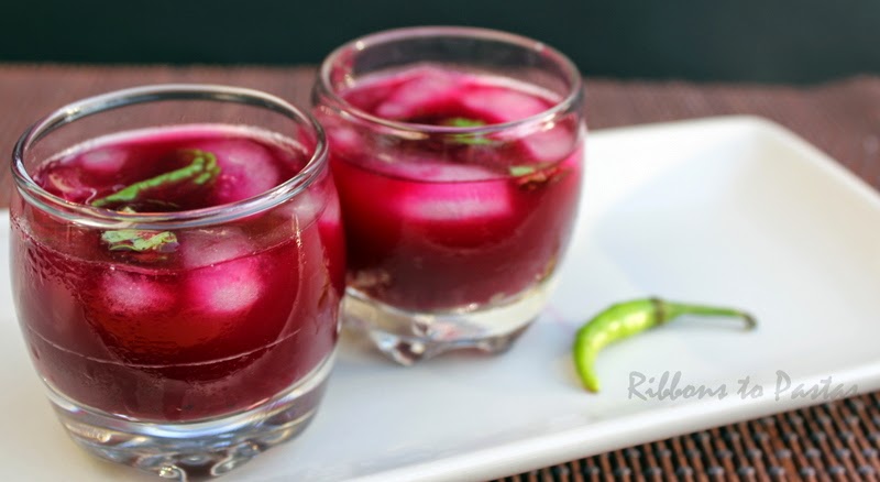 Beetroot Shots - Ribbons to Pastas