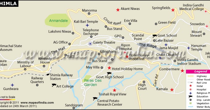 Indian Beautiful Places: Shimla Tour