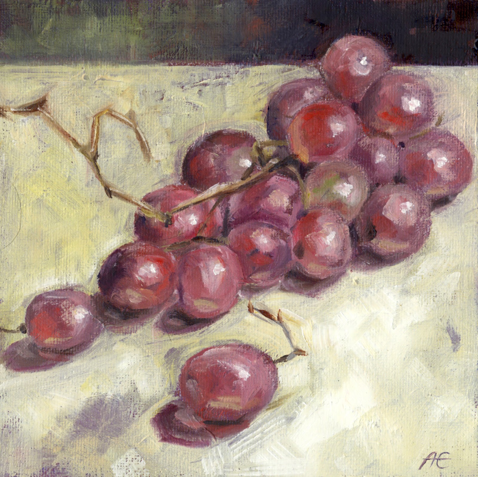 Anja Essler - Malerei und Zeichnungen: Trauben - Grapes