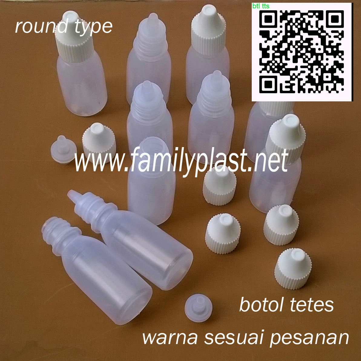 FAMILY PLASTIC: Botol Tetes Round type 15 ml