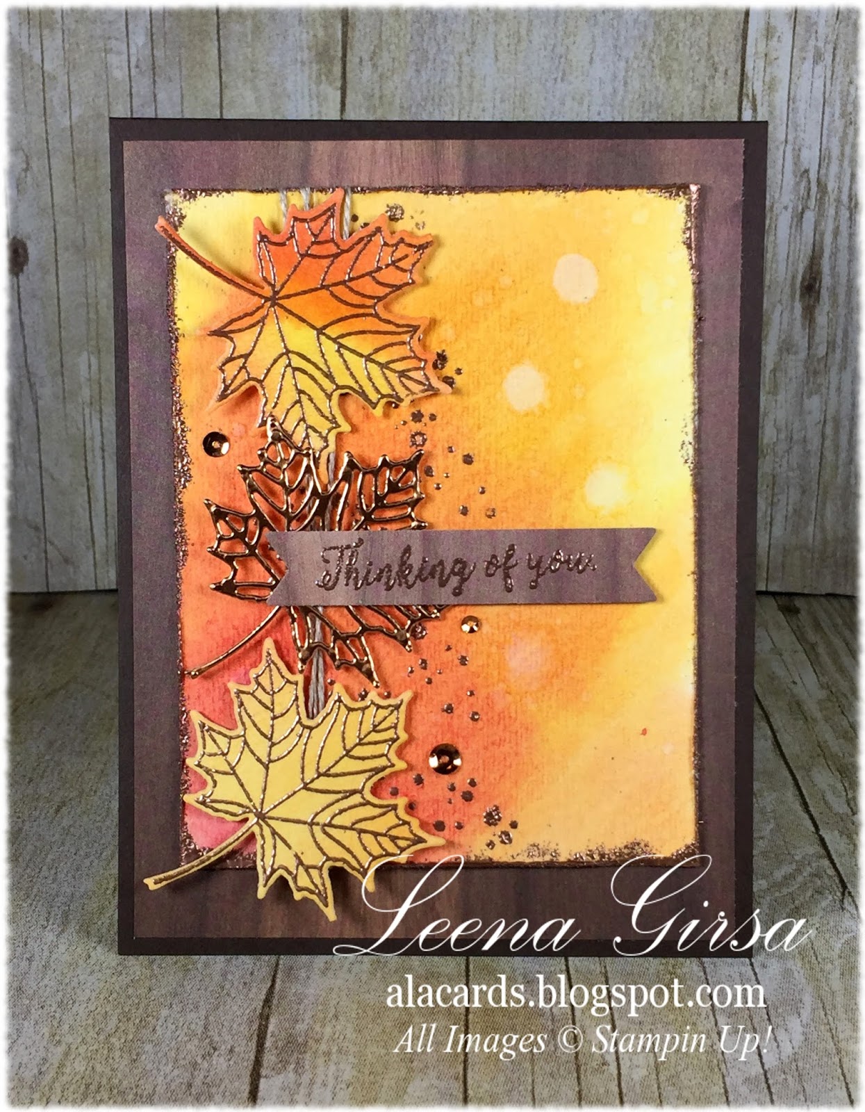 A La Cards: Fall Colour
