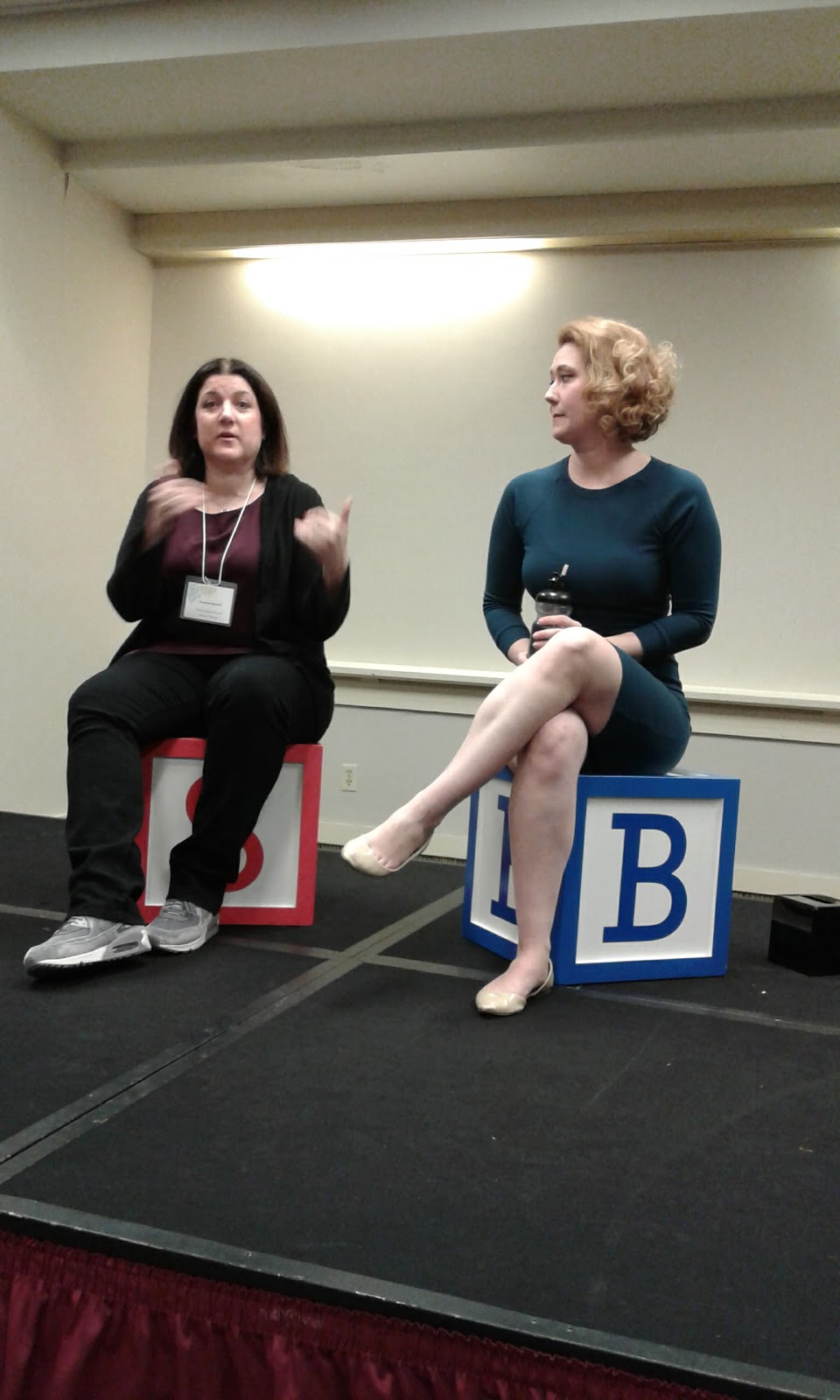 Suzanne Bachner and Anna Bridgforth in talk back