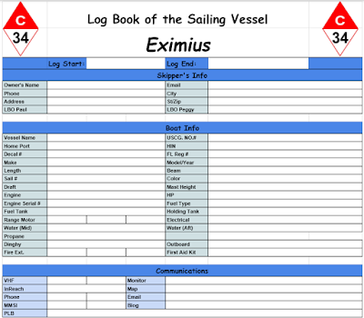 Eximius - from the beginning: Update to Ships Log