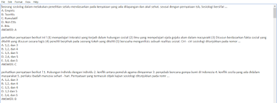 Cara Membuat File Soal Untuk Import ke Moodle Dengan Format Aiken (TXT)