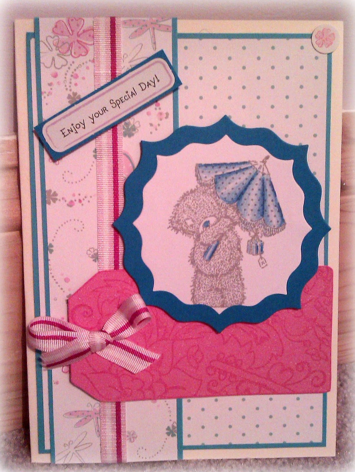 Em's Craft Corner: Tatty ted with parasol