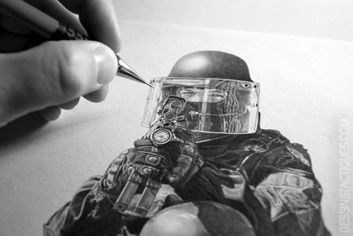 DessinsTactiques - Blog: DessinsTactiques - Dessin Policier Antenne ...