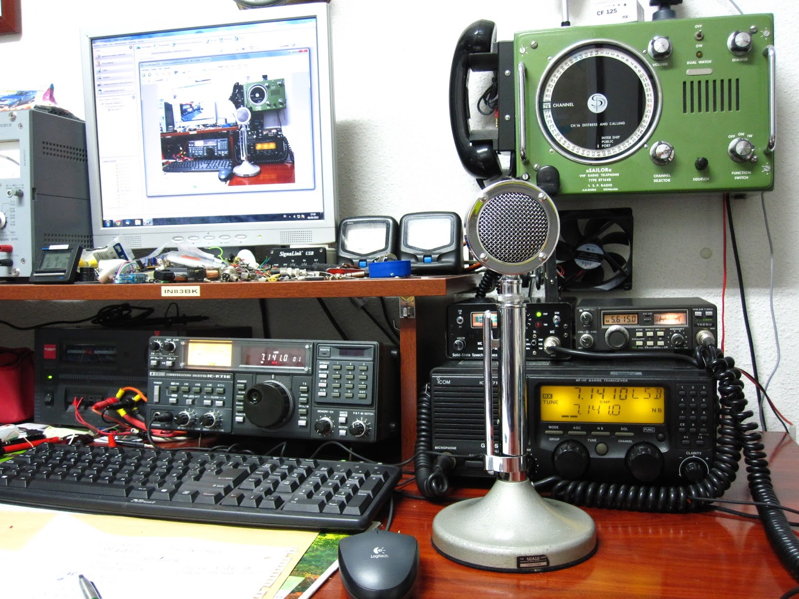 EA1HFS : ICOM ICM-710 TRANSCEPTOR MARINO HF