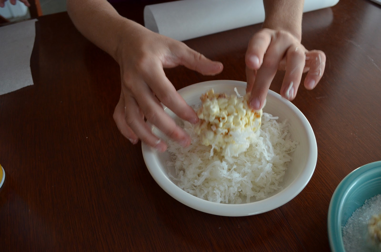 Serenity Now: Edible Popcorn Snowballs (Kids' Christmas Recipe)