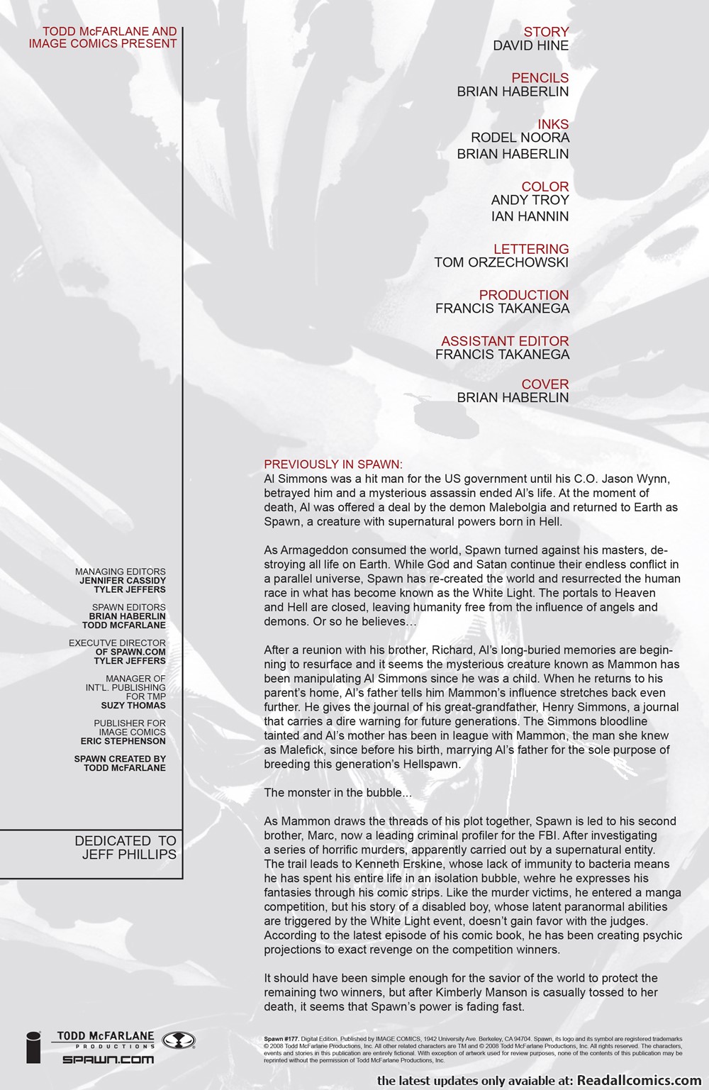 Spawn 177 (2008) | Read All Comics Online