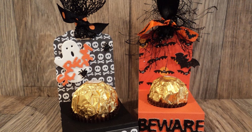 Card Corner by Candee: Ferrero Rocher BOO Holders