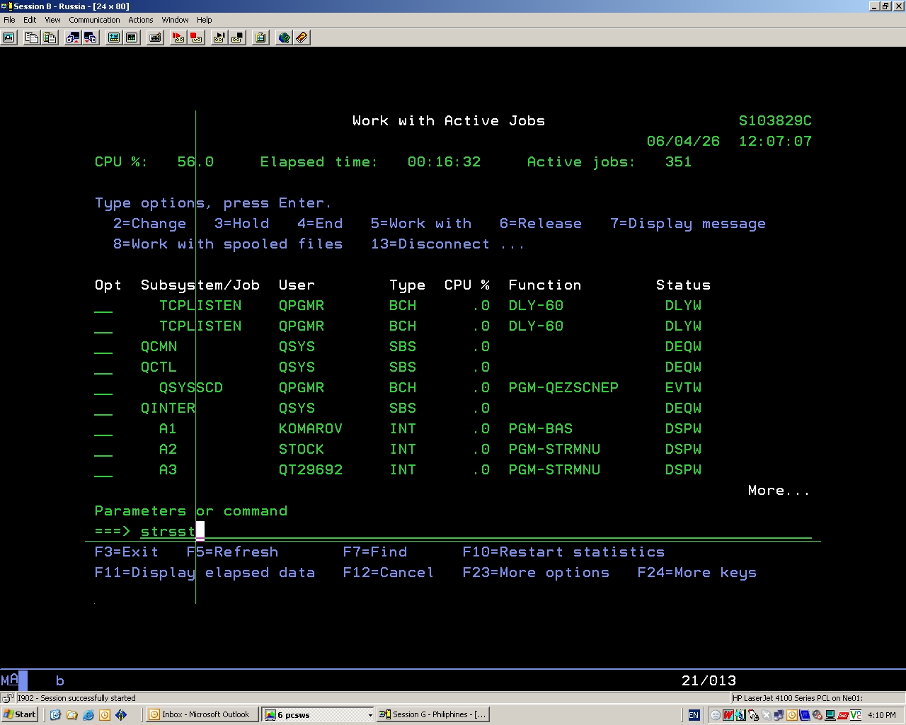IBM AS400 ADMINISTRATOR