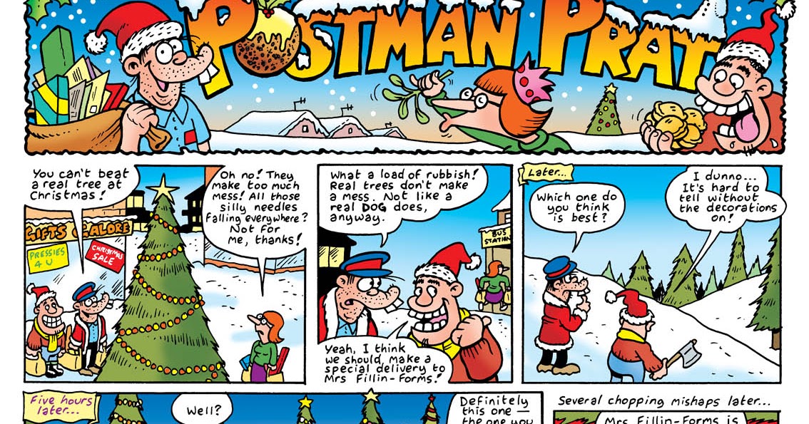 Lew Stringer Comics: Festive Flashback: POSTMAN PRAT (2011)