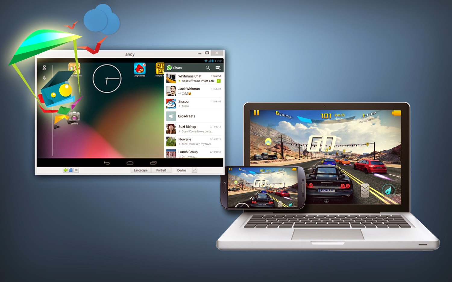 /root: Andy, un completo emulador de Android para Windows y OS X