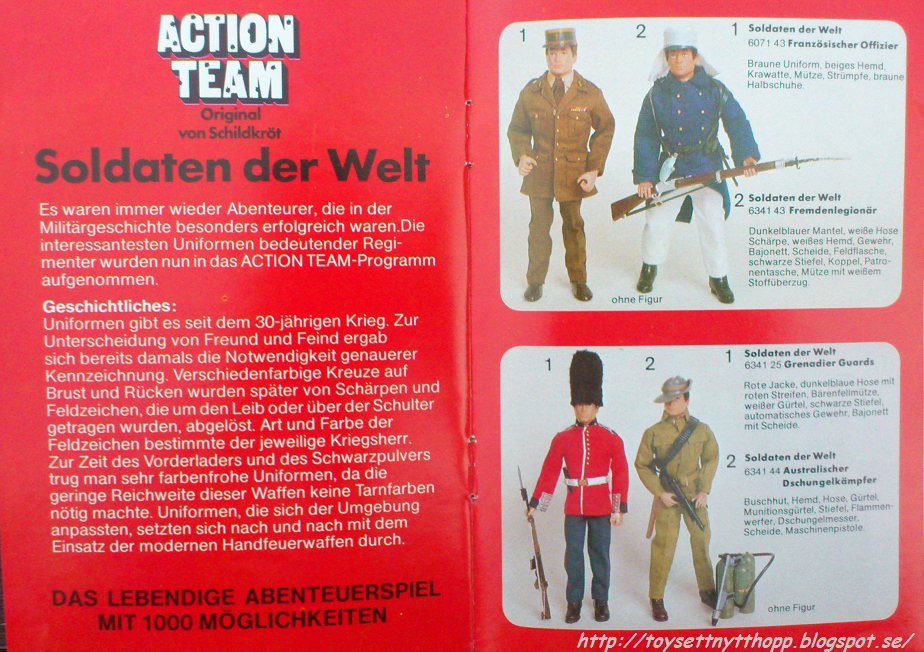 Toys - Ett Nytt Hopp!: Action Team Germany - katalog 1975