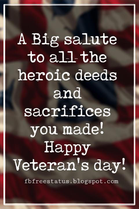 Happy Veterans Day Quotes & Messages With Pictures