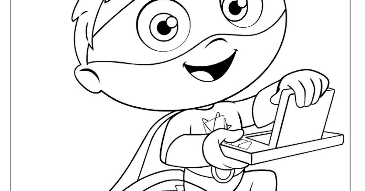 Super Why coloring ~ Child Coloring