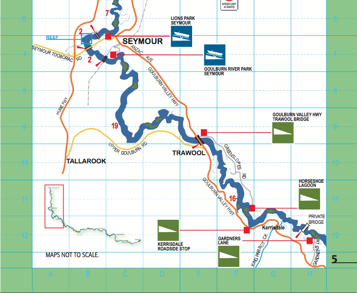 Murray River Kayak.: Goulburn River Paddle Day 3: Trawool - Nagambie.