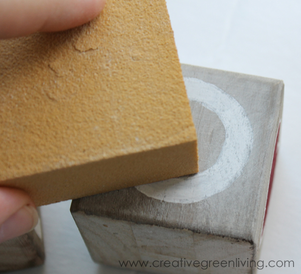 How to Make Rustic Home State Art Blocks | Creative Green Living