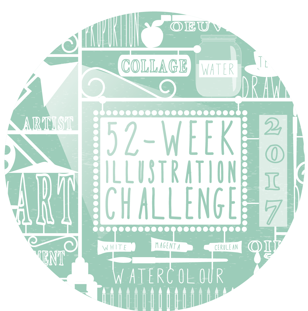 The 52-Week Illustration Challenge: Challenge themes for 2017