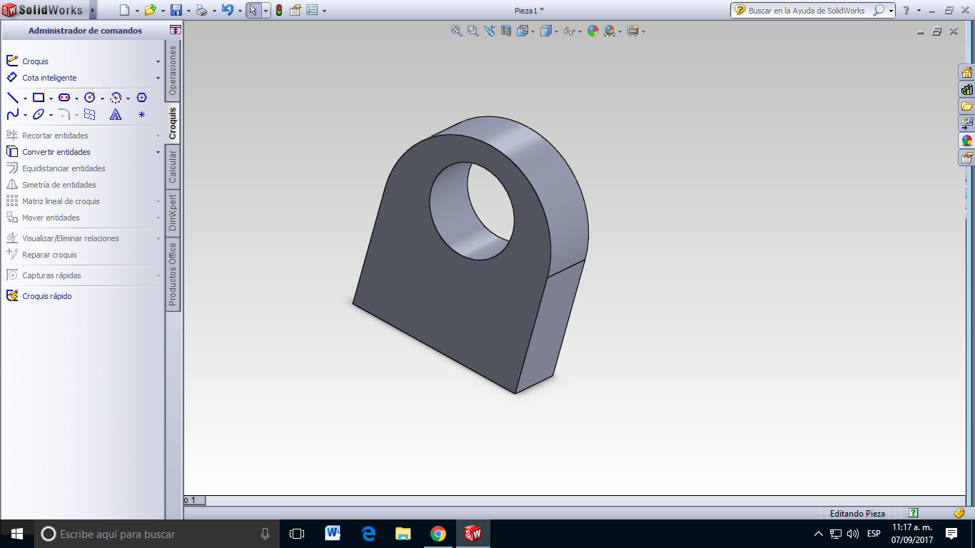 Garcia C Ernesto SolidWorks clase 2017: Parcial 01