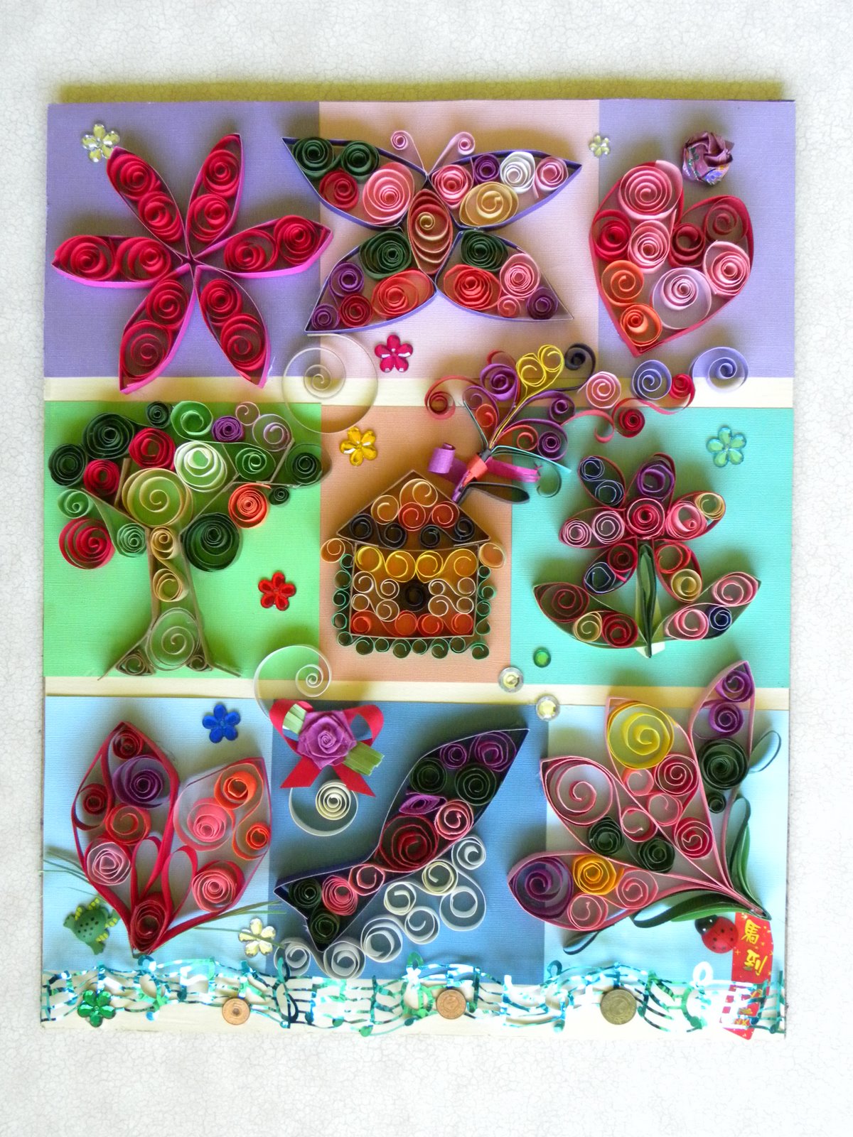 Yoko's Art Works: Paper Mosaic Project