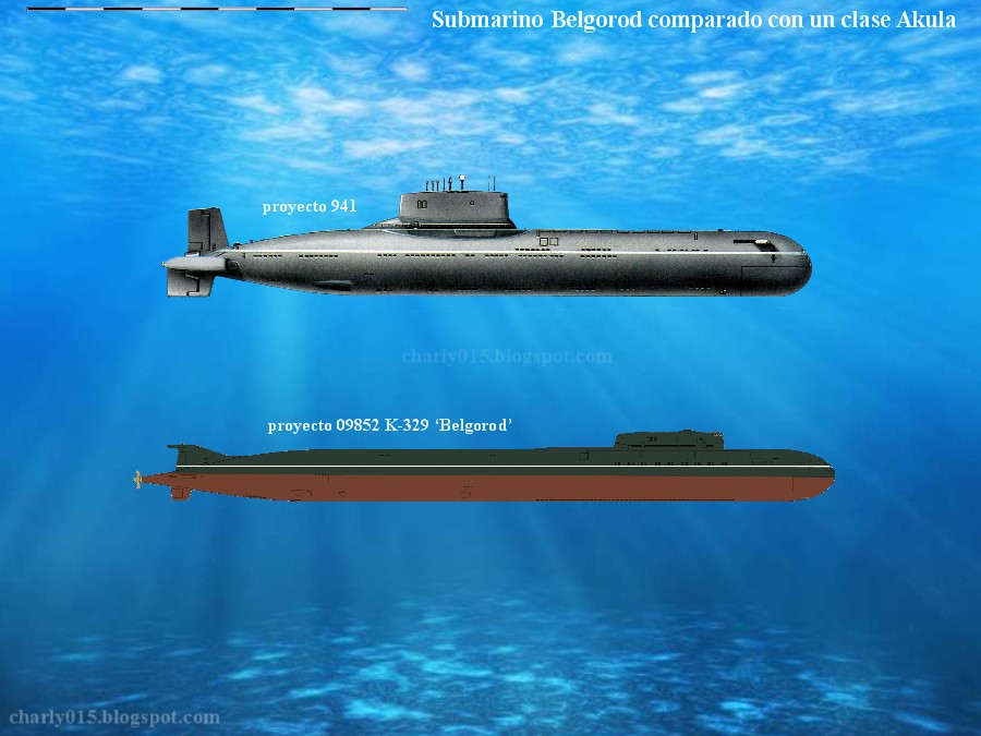 SUBMARINOS ---: Belgorod, el submarino nuclear más largo de la historia