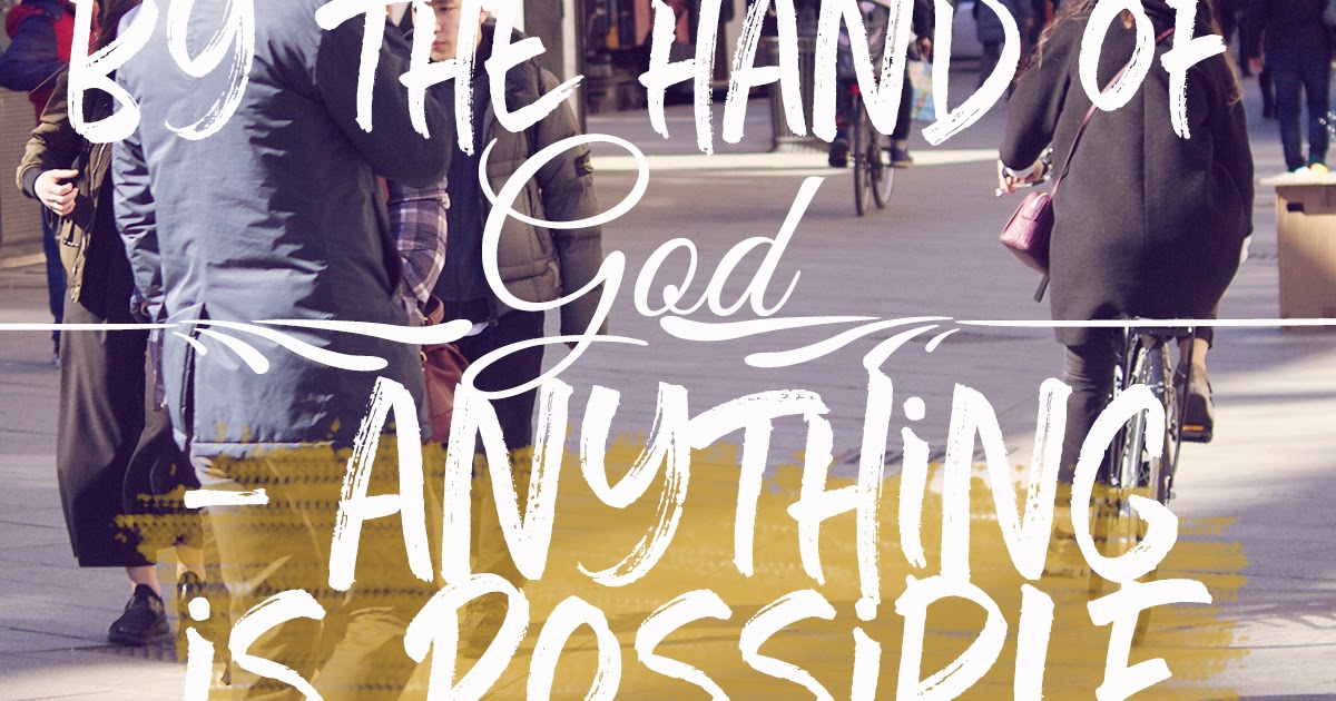 Anything is possible with God! #mondaymotivation | Moments of words