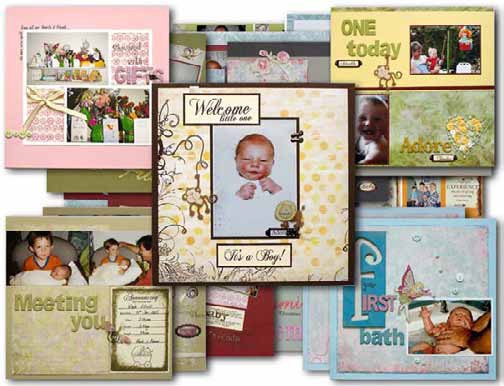 Kaszazz with Kerry: NEW Complete Scrapbooking - Baby Milestones!