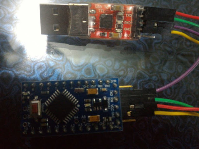 Let's Get Creative: Programming Arduino mini pro using USB to TTL converter