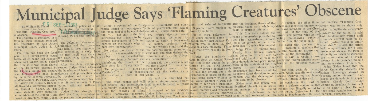 Artists' Books and Multiples: Flaming Creatures and Other Secret-flix ...