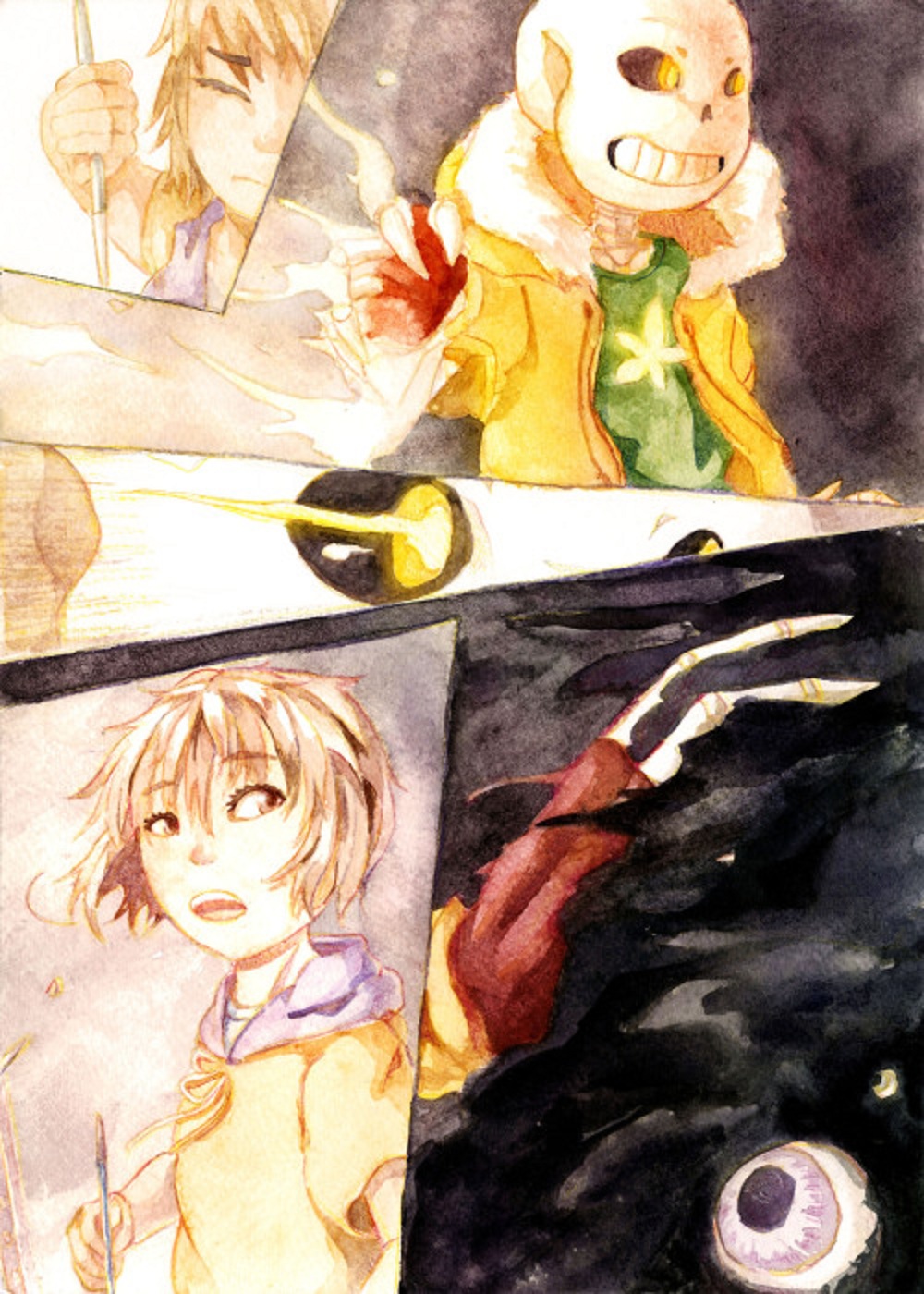 Undertale: Faith!Sans 2 część 2 [tłumaczenie PL] ~ Handlarz Iluzji