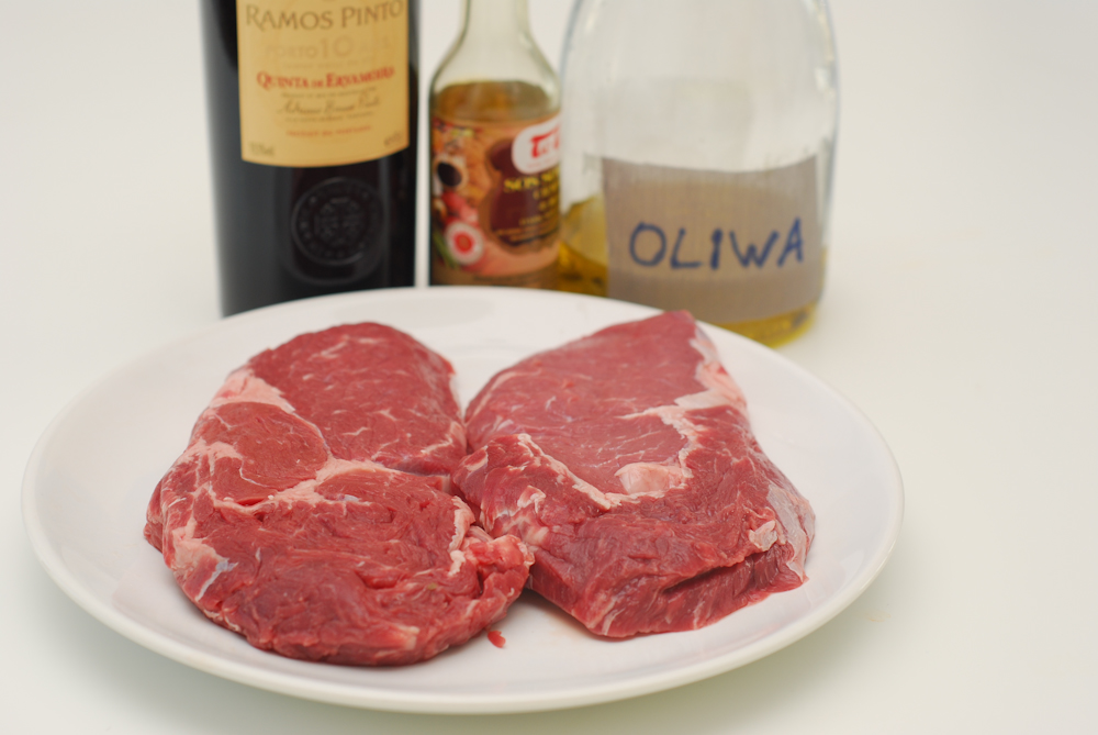 Steki marynowane w Porto - Żarcie Bez Spinki